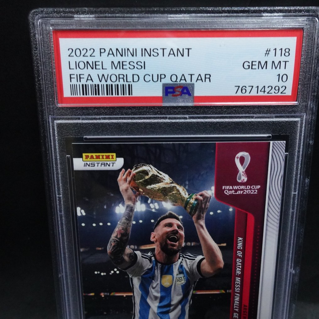 2022 - Panini - Instant World Cup - Lionel Messi - #118 - 1 Graded card ...