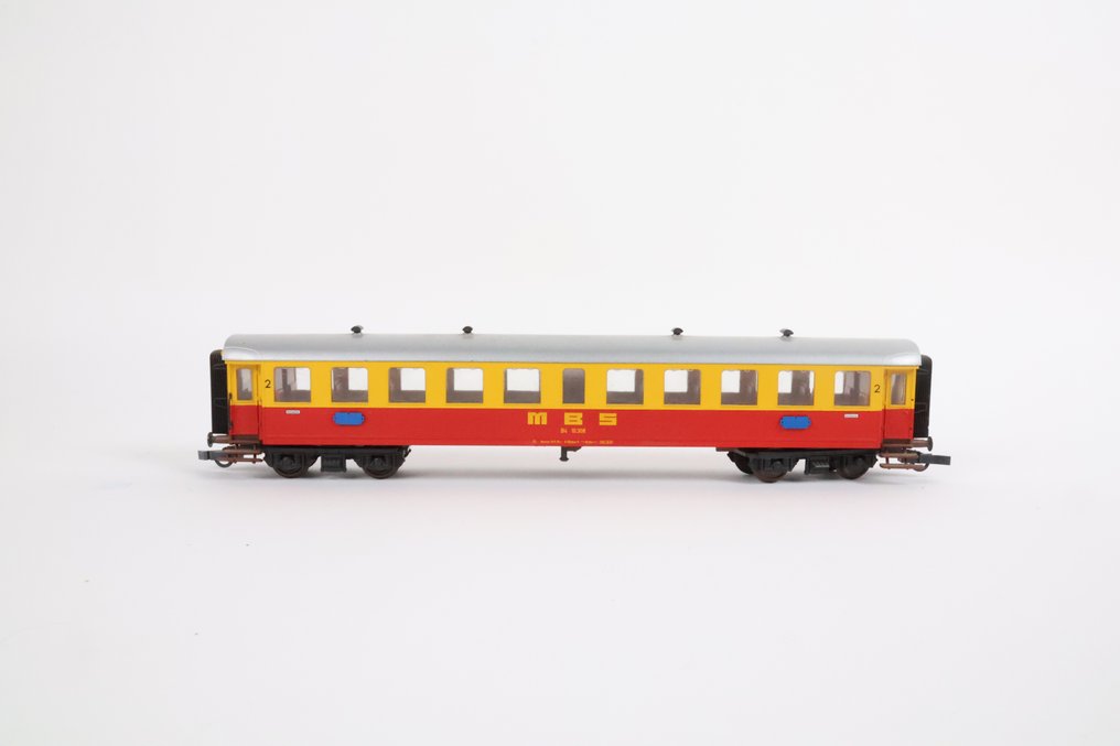 Roco H0 - 22200C - Model train passenger carriage (2) - 2 passenger carriages - Montafon Bludenz ...