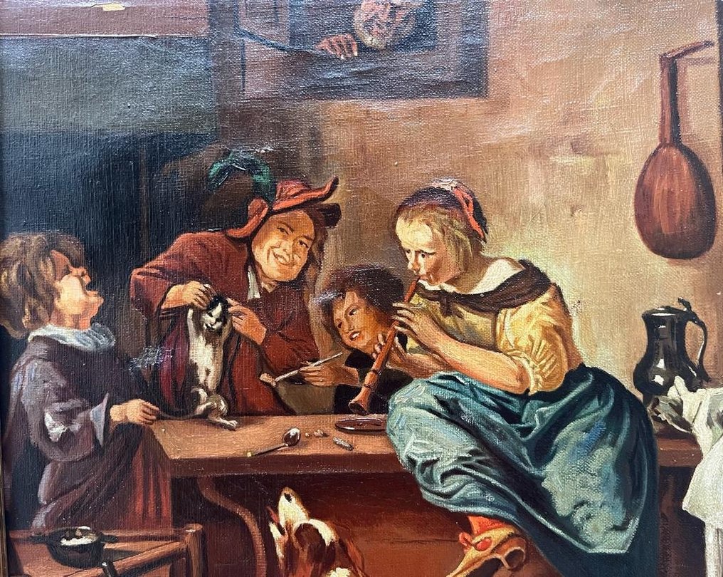 J. Bruin (1922), Follower van Jan Steen (1660–1679) - Kinderen leren ...