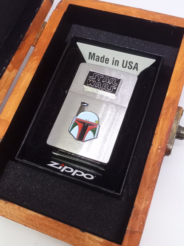 Zippo - Aansteker - Zippo "Star Wars" met houten kist. Nieuw. - Catawiki