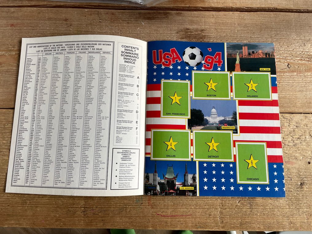 Panini - USA 94 World Cup - Dutch edition - 1 Empty album + complete ...
