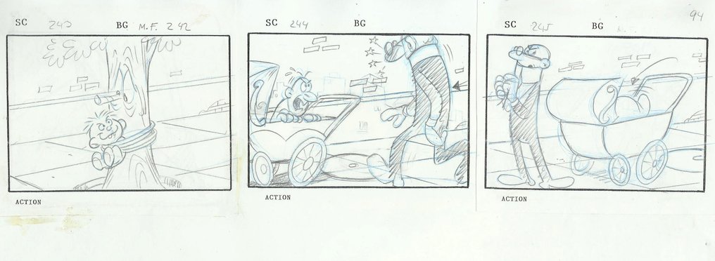 Andra - 1 Original drawing - Special storyboard (94) - Mortadelo y ...