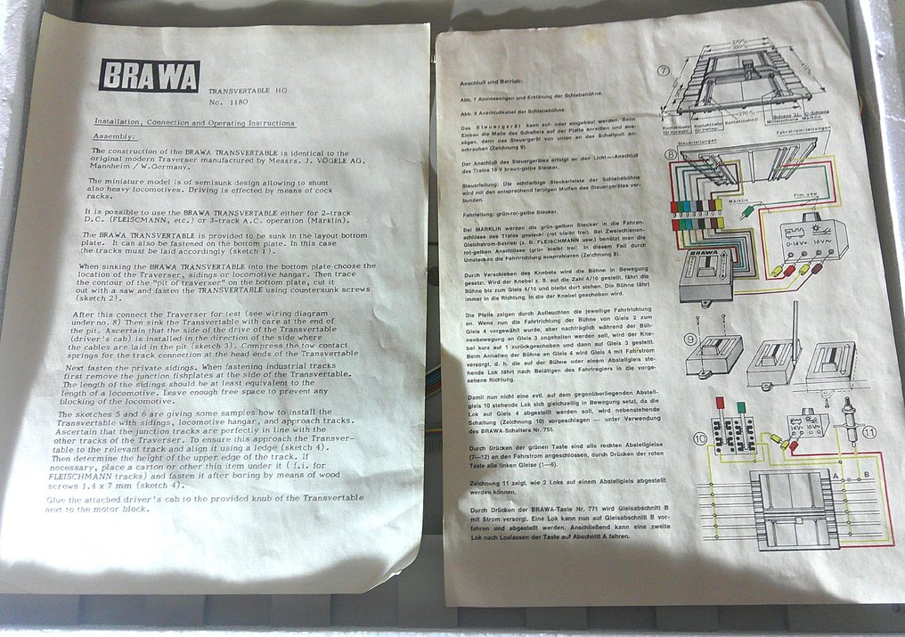 Brawa H0 - 1180 - Modellbahnlandschaft (1) - Schiebebühne - Catawiki