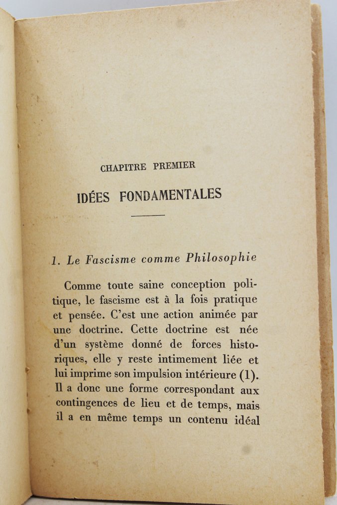 Mussolini - Le Fascisme - 1934 - Catawiki