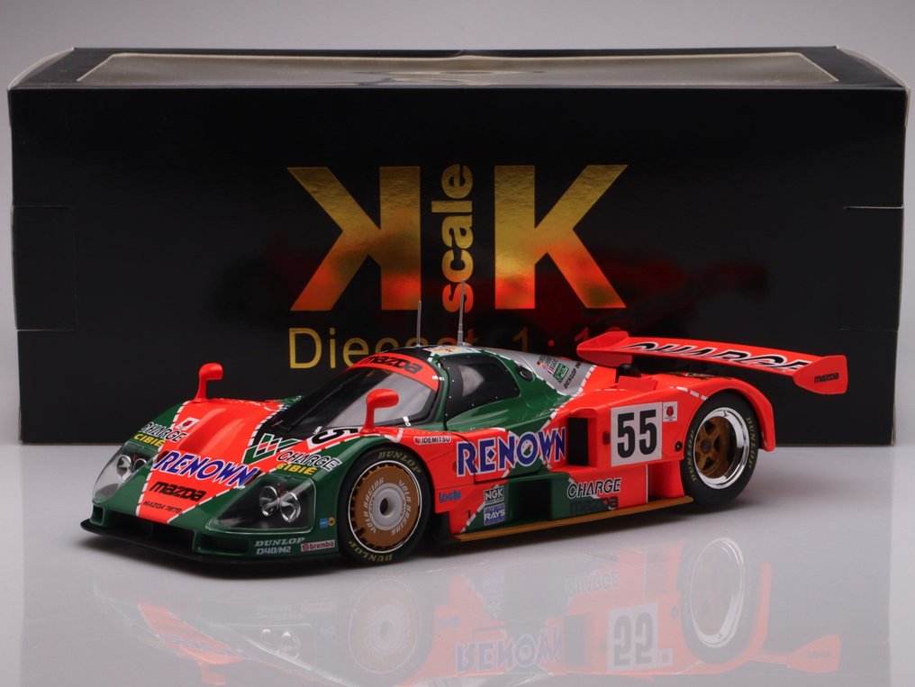 KK Scale 1:18 - 1 - Model race car - Mazda 787B #55 Winner 24H Le Mans 1991 - V. Weidler / J ...