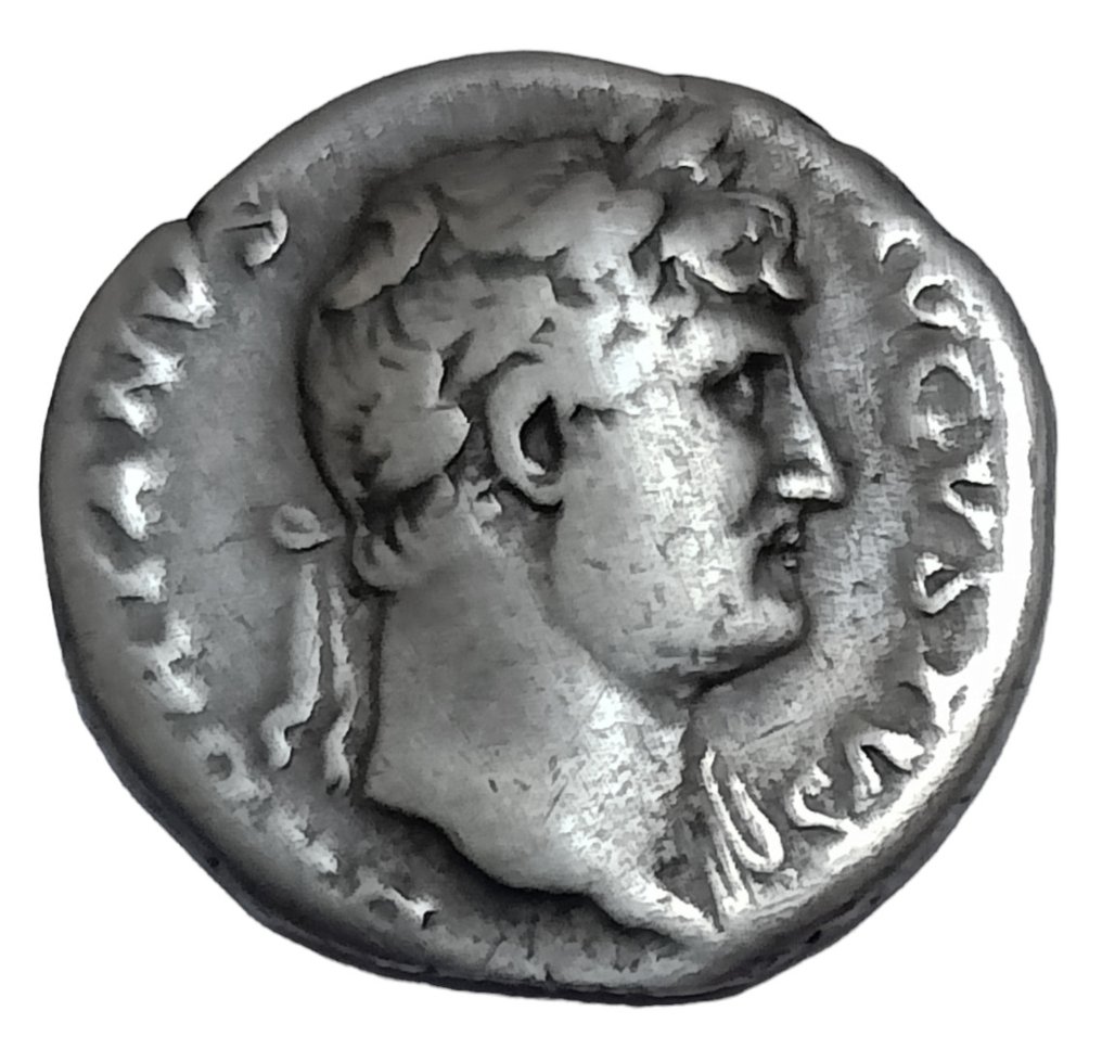 Roman Empire. Hadrian (AD 117-138). Denarius Rome - Genius - Catawiki