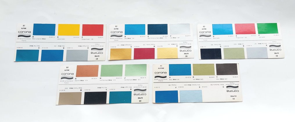 Paint color sample - Alpine - 1960’s till 1980's Alpine paint color ...