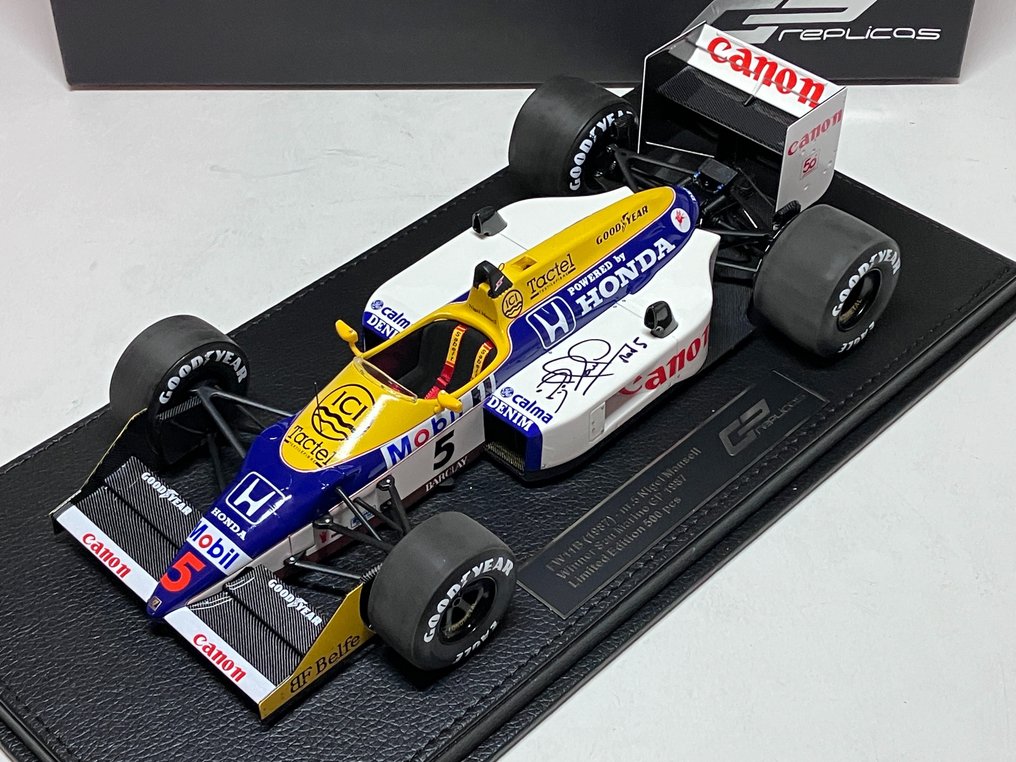 Williams - San Marino GP - Nigel Mansell (signed) - 1987 - Scale 1/18 ...