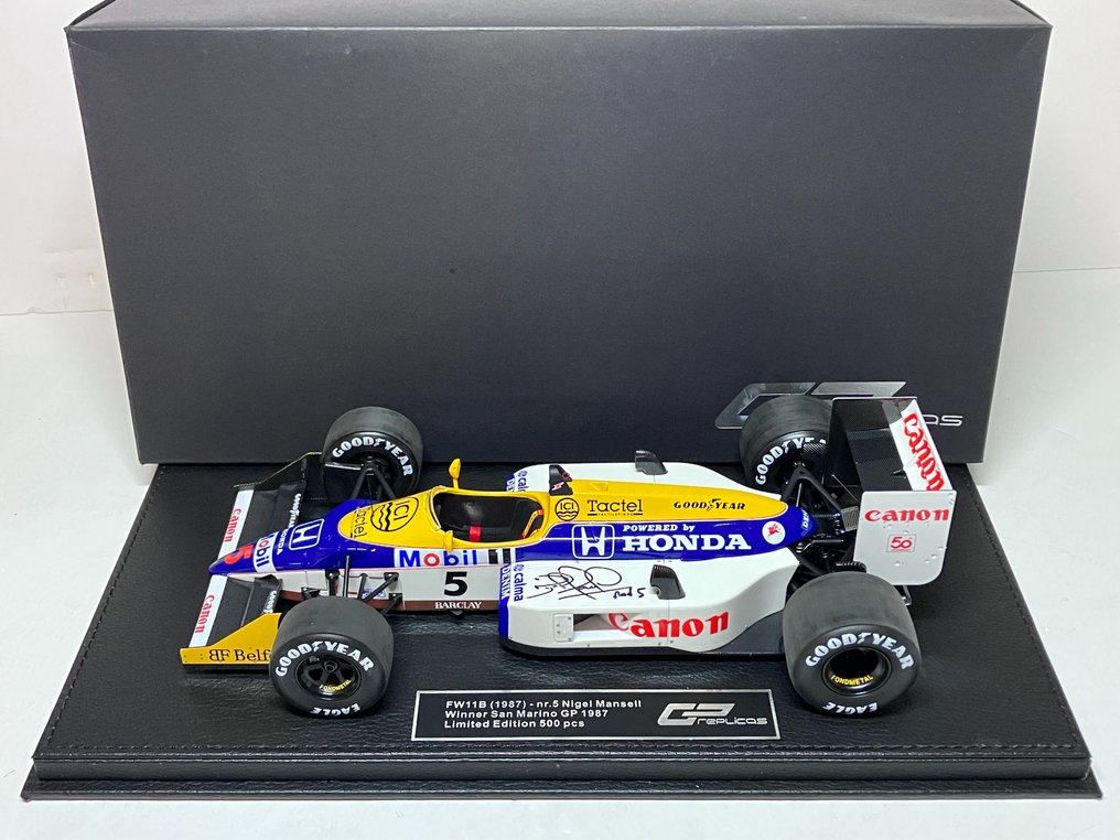 Williams - San Marino GP - Nigel Mansell (signed) - 1987 - Scale 1/18 ...