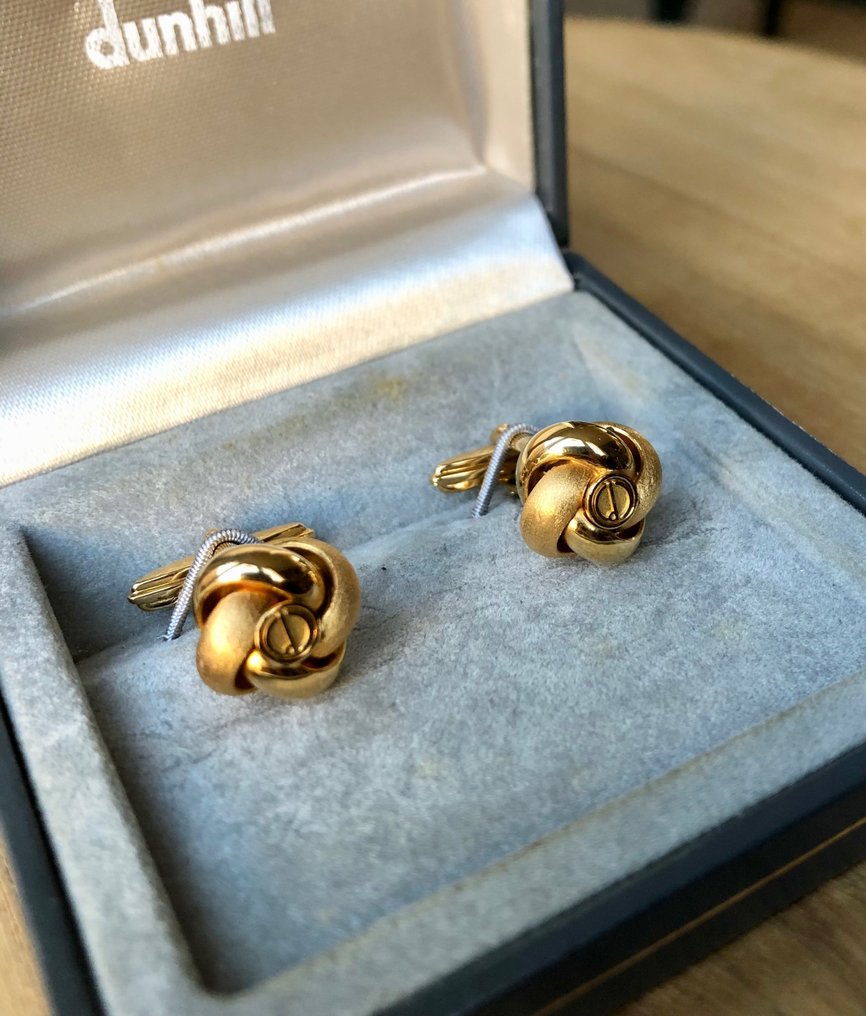 Alfred Dunhill - Knot - Gold-plated - Cufflinks - Catawiki