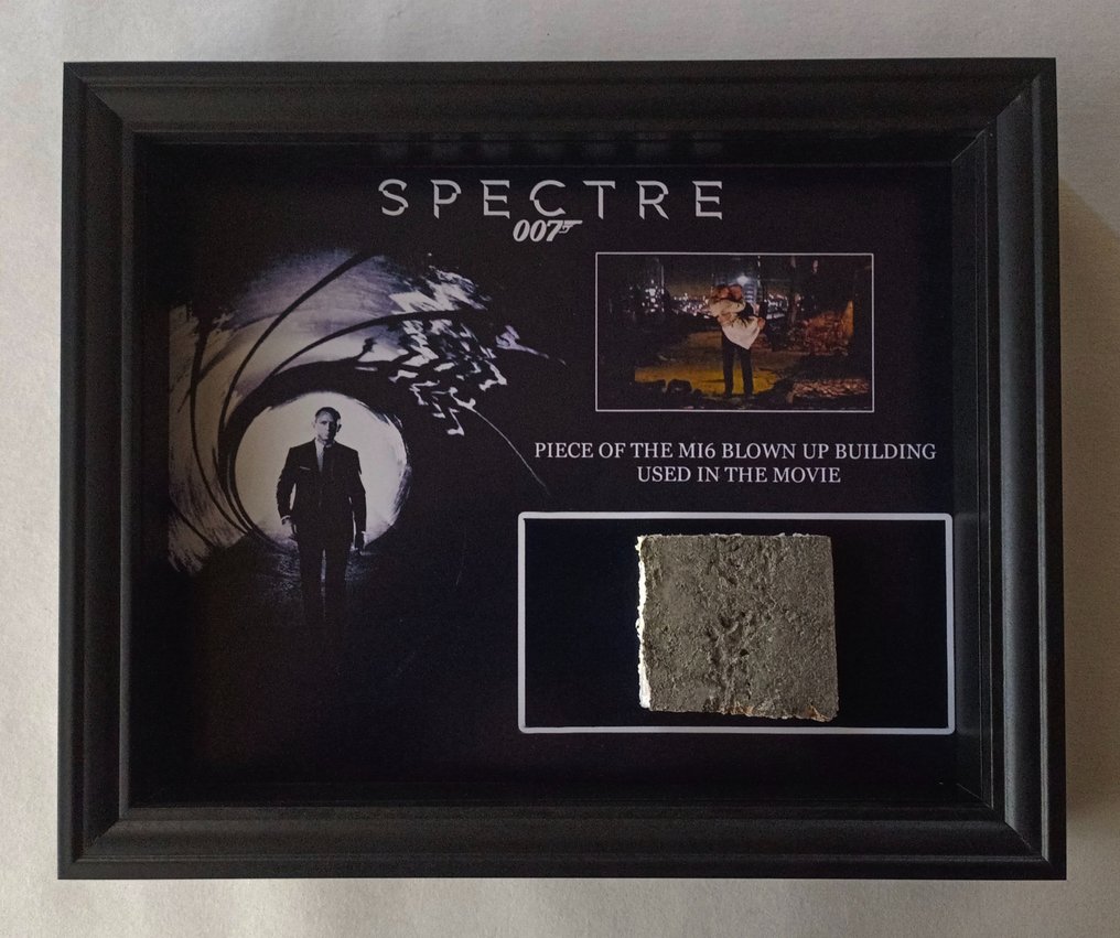 James Bond 007: Spectre - Original Framed MI6 Blown up building prop ...