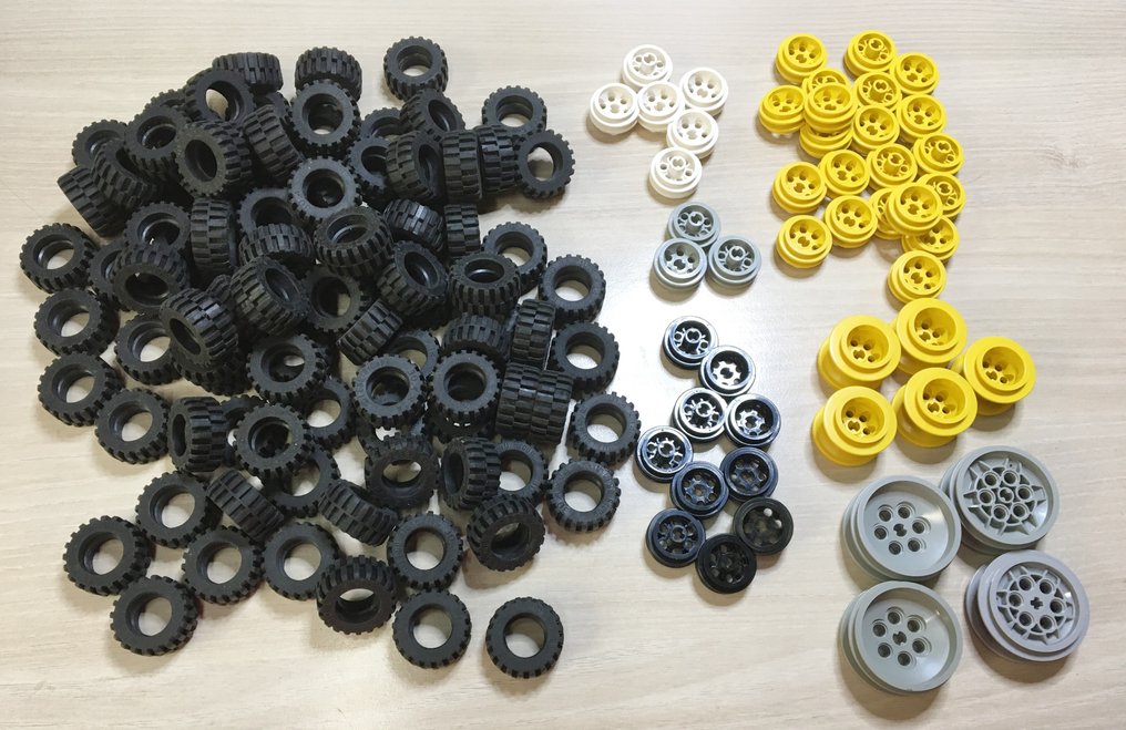 Lego - Lego Technic articles: Rims, Wheels different sizes and designs ...