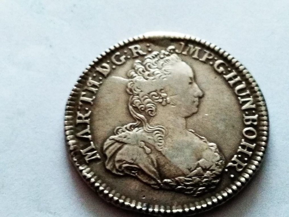 Niderlandy Austriackie. Maria Theresia (1740-1780). 1/2 Dukaton 1750, Brügge - Catawiki
