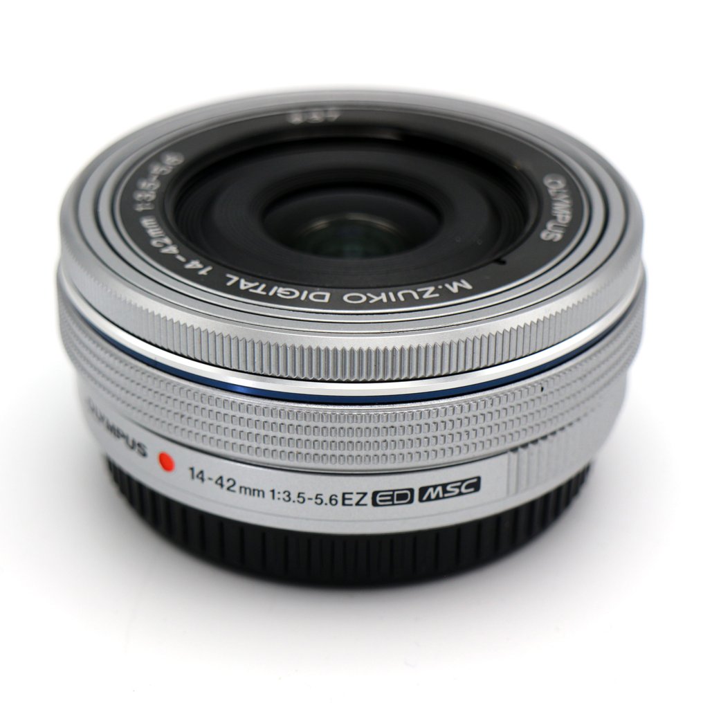 Olympus M.Zuiko Digital ED 14-42mm F/3.5-5.6 EZ zilver Cameralens - Catawiki