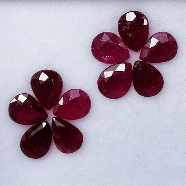10 pcs Ruby - 2.25 ct - Catawiki
