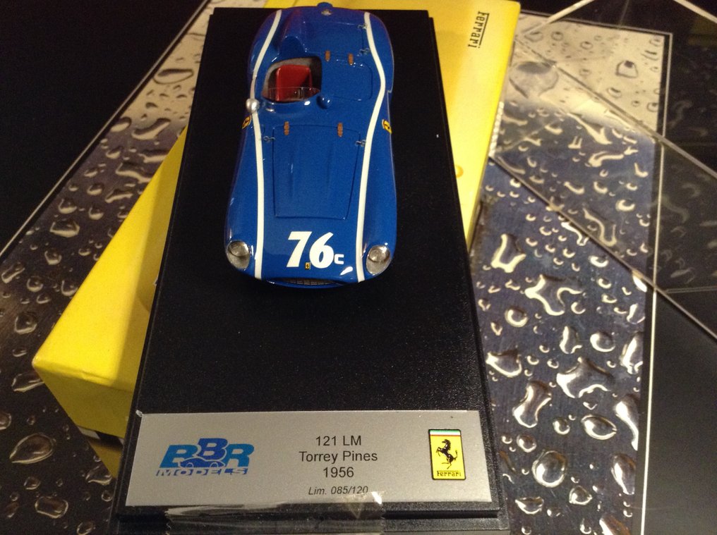 BBR 1:43 - 1 - Voiture miniature - Factory-built -- numbered # 085/120 - Ferrari 121 LM Sport ...