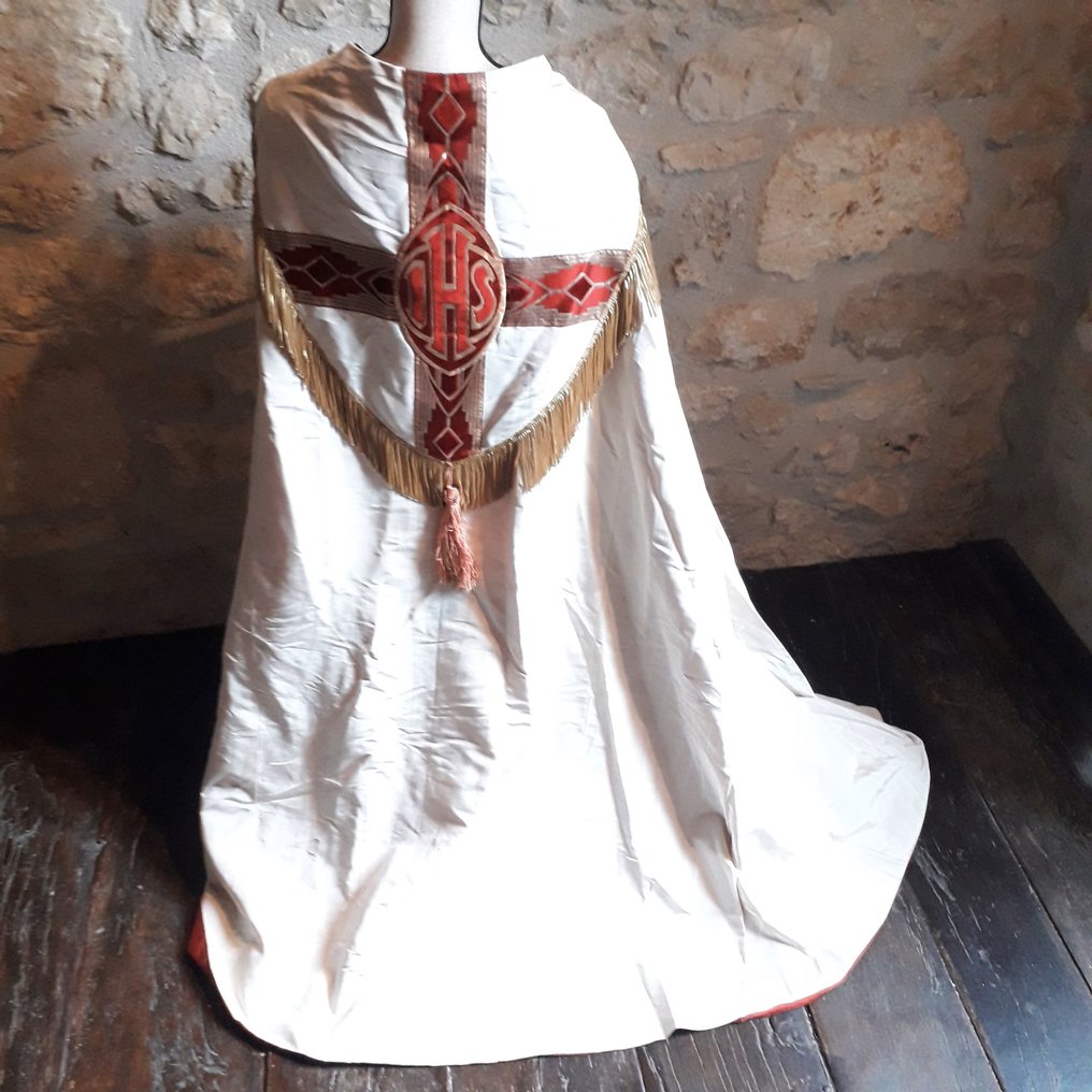 (1) Exquisite Liturgical Cope Vestment / French Antique Religious ...