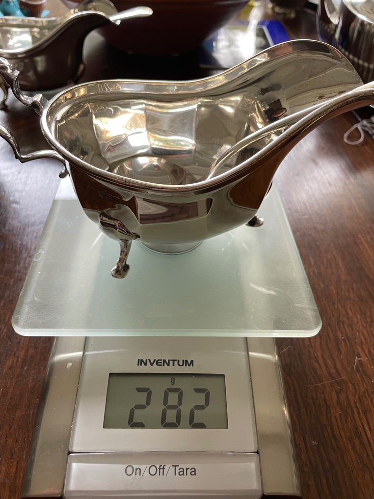 Sauskom (2) - .925 zilver, And 2 sauce spoons - Catawiki