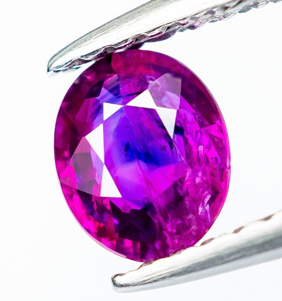 No Reserve - Vivid/Deep Purple-Red (Burma) Ruby - 0.51 ct - Catawiki