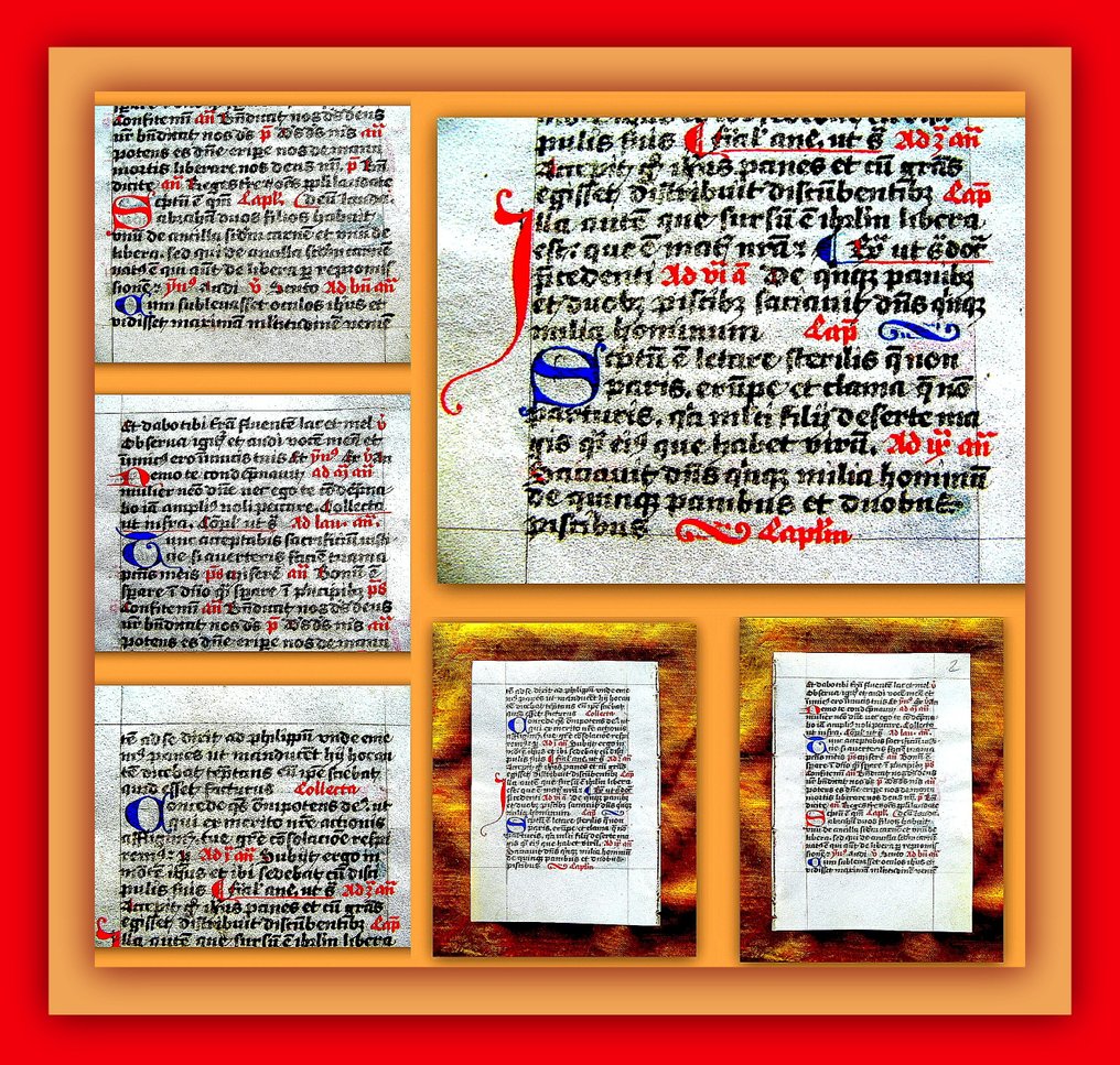 Medieval manuscript, Scriptorium France, Middle Ages, Book of Hours ...