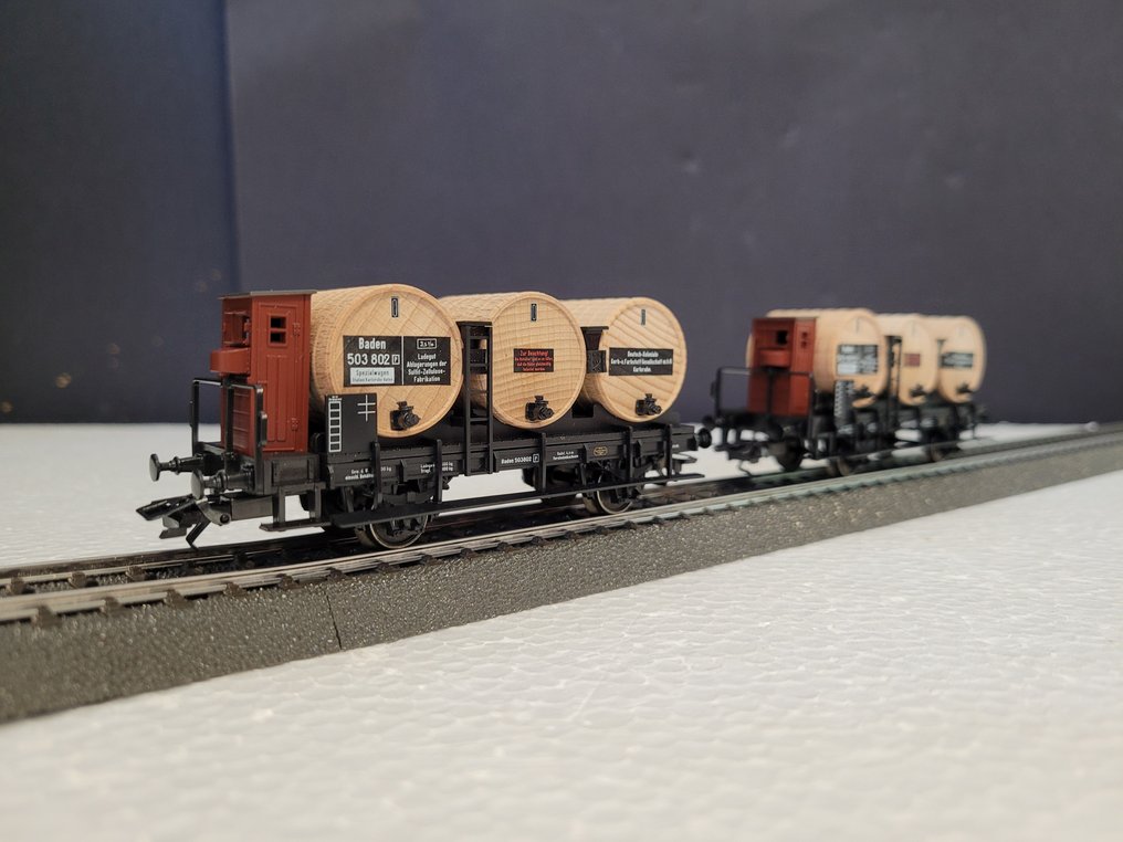 Märklin H0 - 46623/46742 - Model train freight wagon set (2) - Set of 7 ...