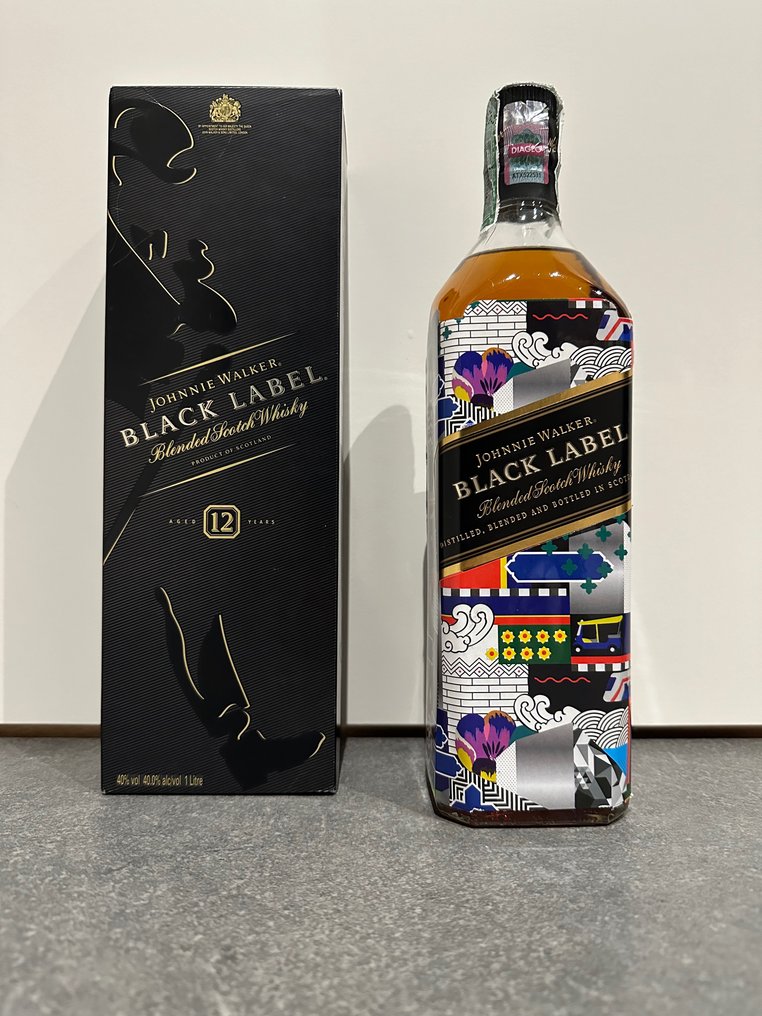 Johnnie Walker - Black Label Bangkok Limited Edition - 1.0 Litre - Catawiki