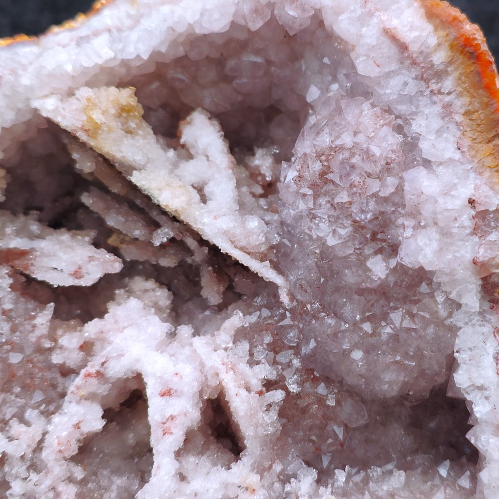 GEODA DE AMATISTA DE MARRUECOS 1,2 kg, Color rosa y CALCITA Geoda ...