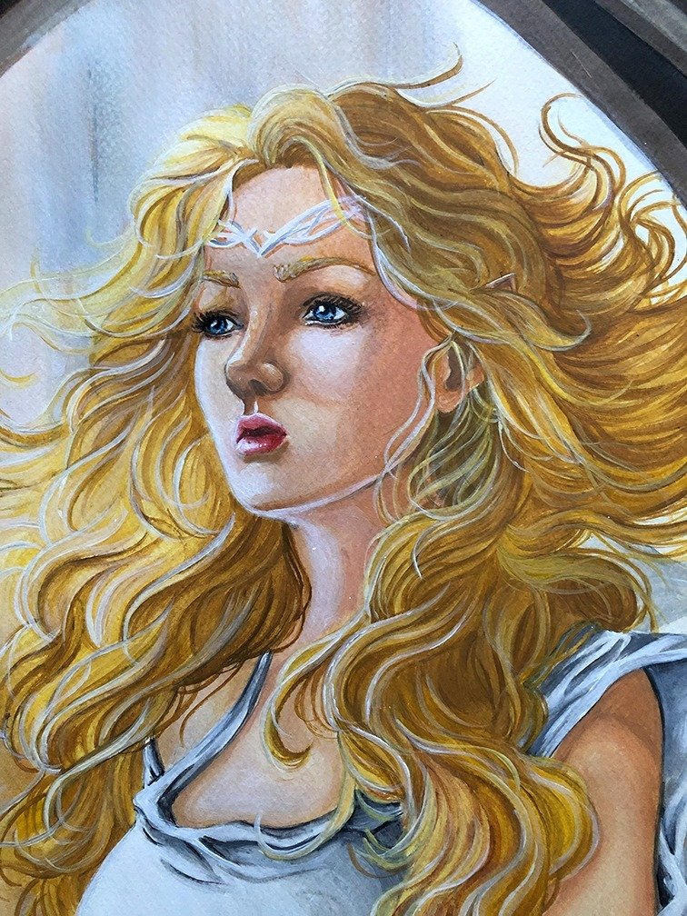 De Simone, Livia - 1 Original colour drawing - Galadriel, la Signora di ... De Simone, Livia - 1 Original colour drawing - Galadriel, la Signora di ...