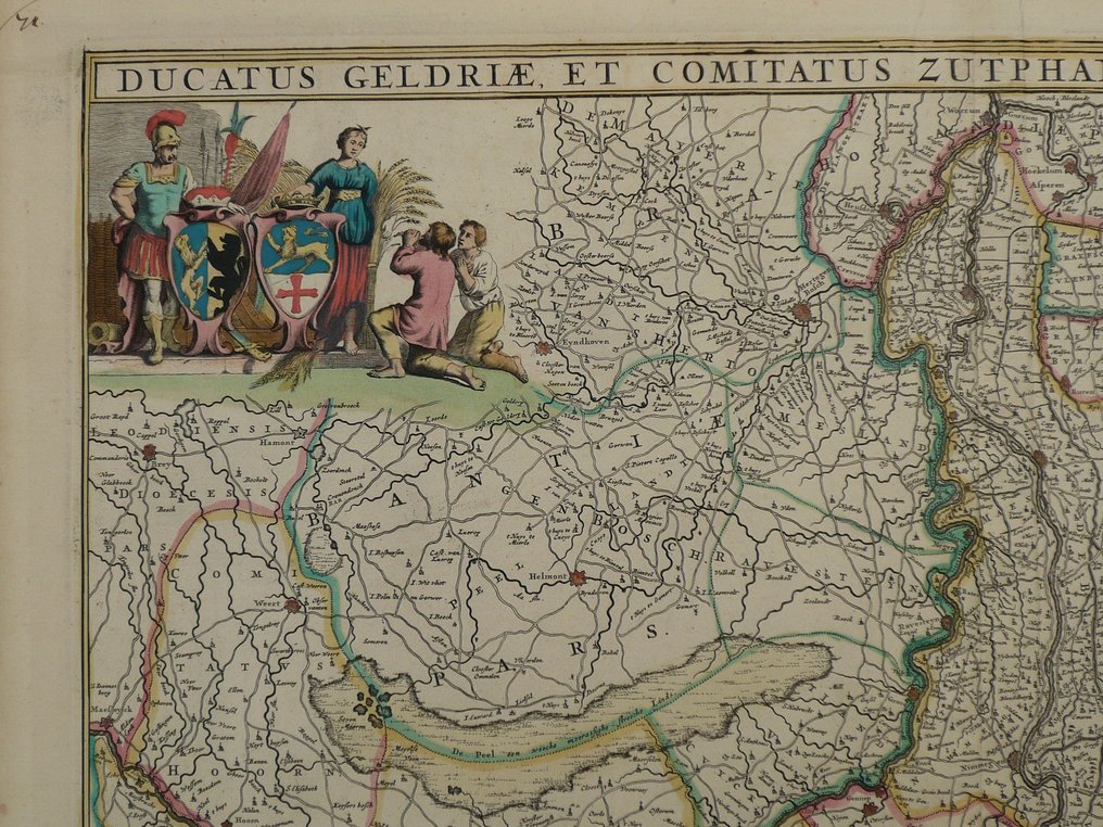 Nederland, Kaart - Gelderland, Zutphen.; Frederik de Wit - Ducatus ...