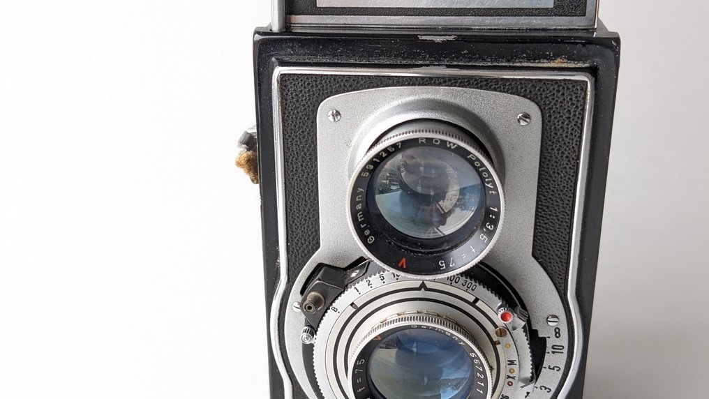 Welta Reflekta II, Twin Lens Reflex with neat 75mm 1:3.5 Pololyt lens ...
