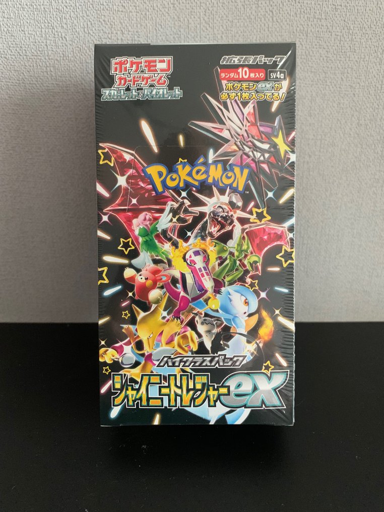 Pokemon Japanese Shiny Treasure ex High Class sv4a Booster Box 10 Booster Packs - 1 Booster box ...