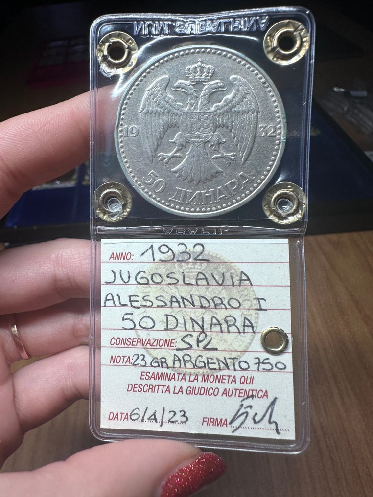 Yugoslavia. Alexander I (1929-1934). 50 Dinara 1932 - Catawiki