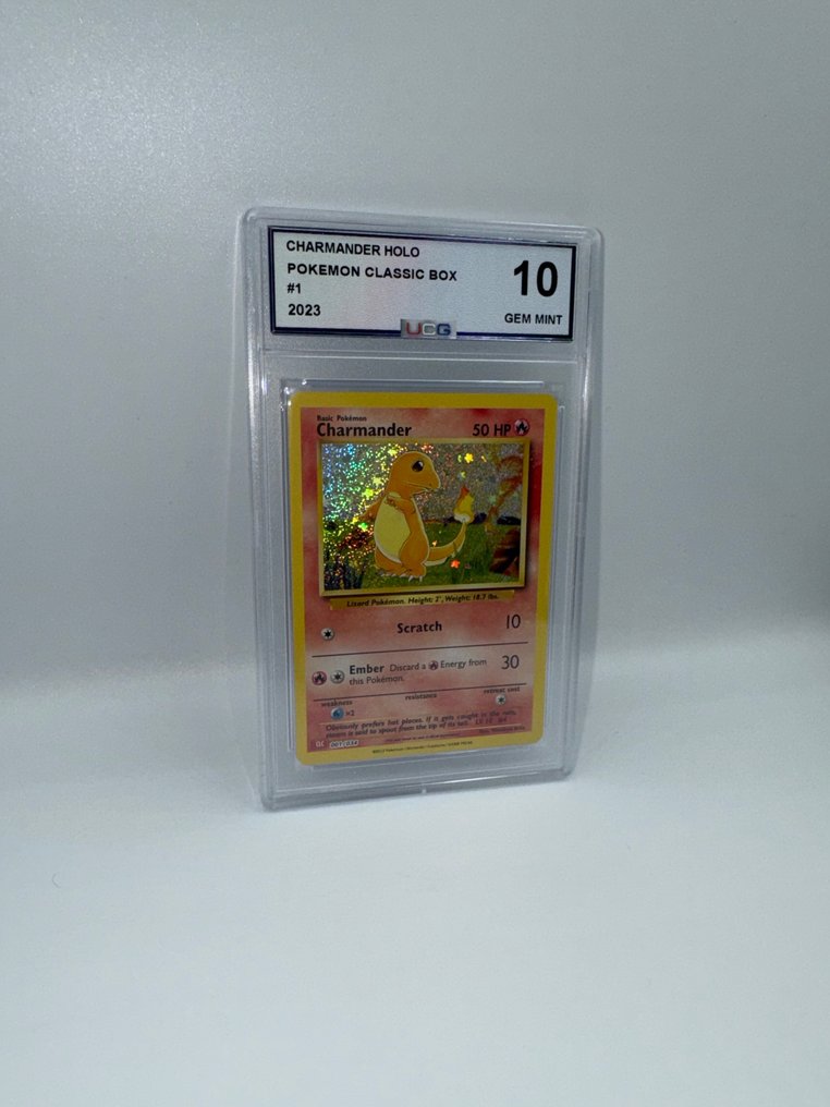 WOTC Pokémon - 1 Graded card - CHARMANDER HOLO - POKEMON TCG CLASSIC ...