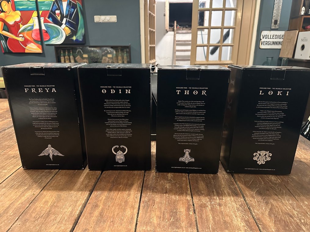 Highland Park - The Valhalla Collection - Thor, Odin, Freya, Loki ...