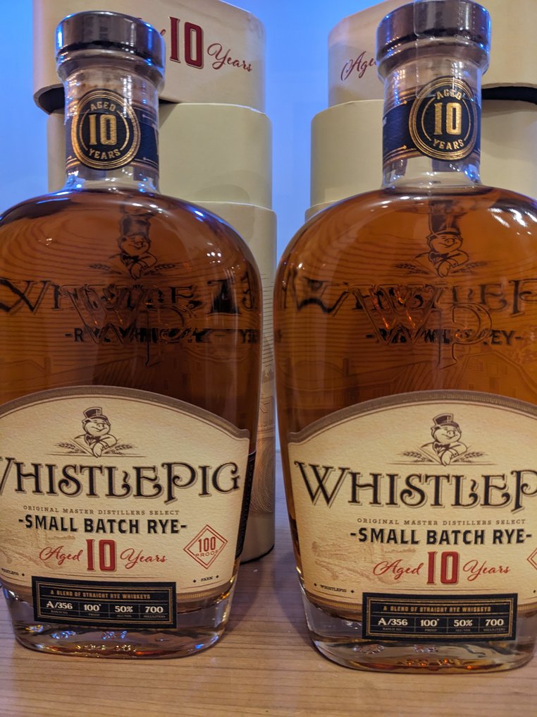 Whistlepig 10 years old - Small Batch Rye - 700ml - 2 bottles - Catawiki