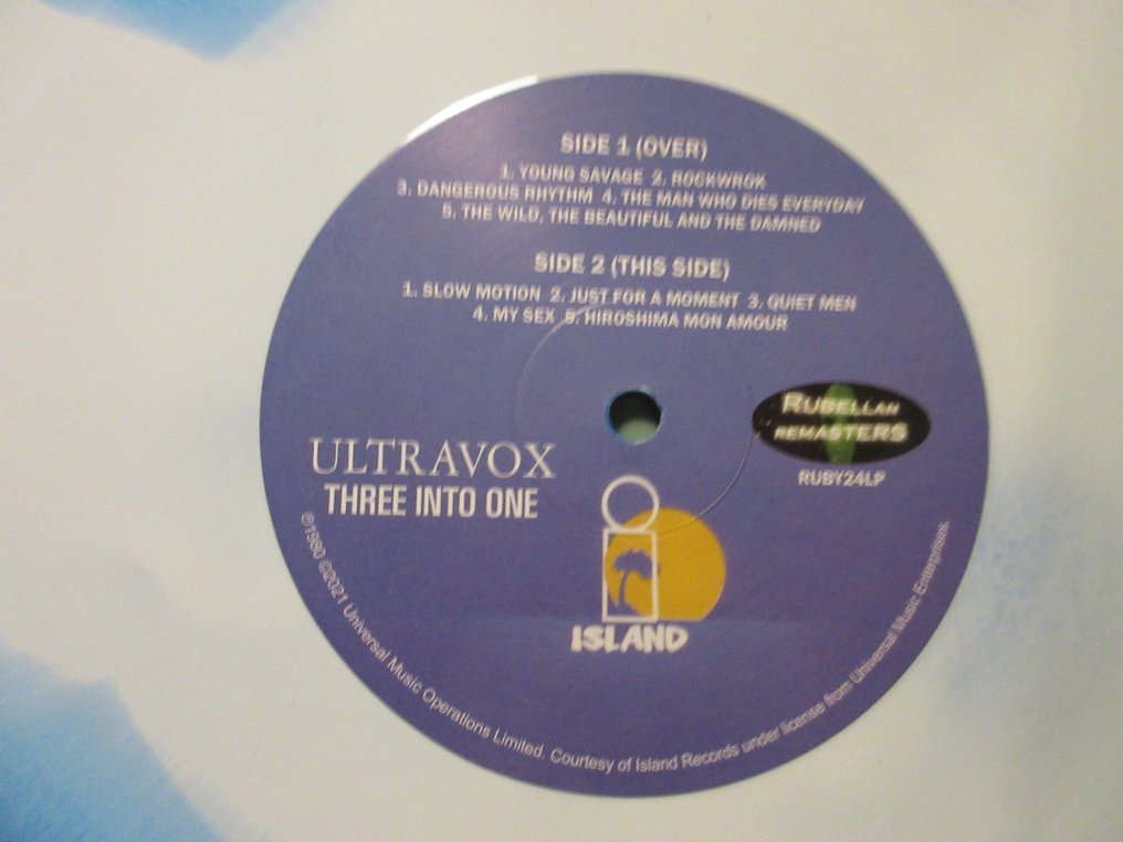 Ultravox - Three Into One (Blue/White vinyl) - LP - 2021 - Catawiki
