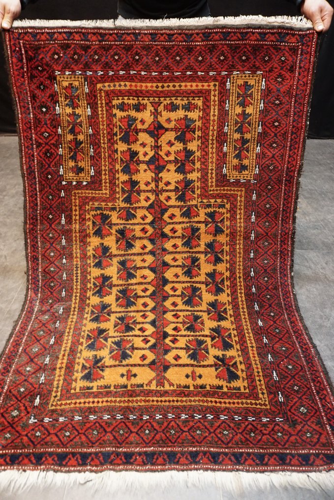 Antique Afghan Baloch - Carpet - 141 cm - 94 cm - Catawiki