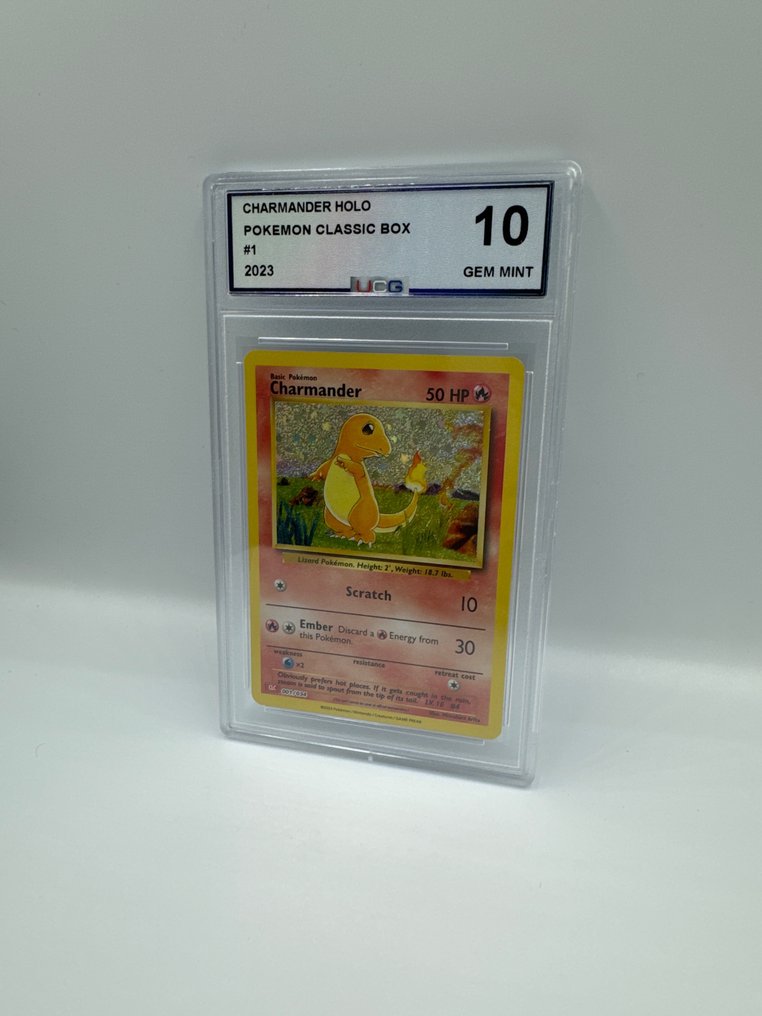 WOTC Pokémon - 1 Graded card - CHARMANDER HOLO - POKEMON TCG CLASSIC ...