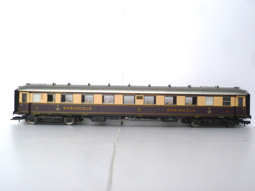 Brawa H0 - 46430/46434/46464 - Modeltrein personenwagonset (1) - Rheingold Mitropa 3-wagen ...