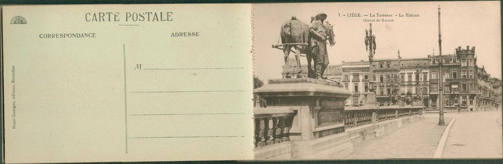 Belgique - Ville et paysages - Carte postale (18) - 1955-1925 - Catawiki