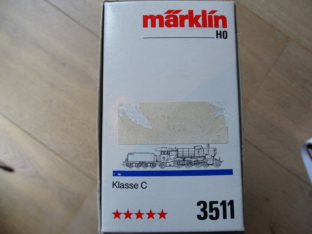 Märklin H0 3514 Steam Locomotive With Tender 1 Class C K W St