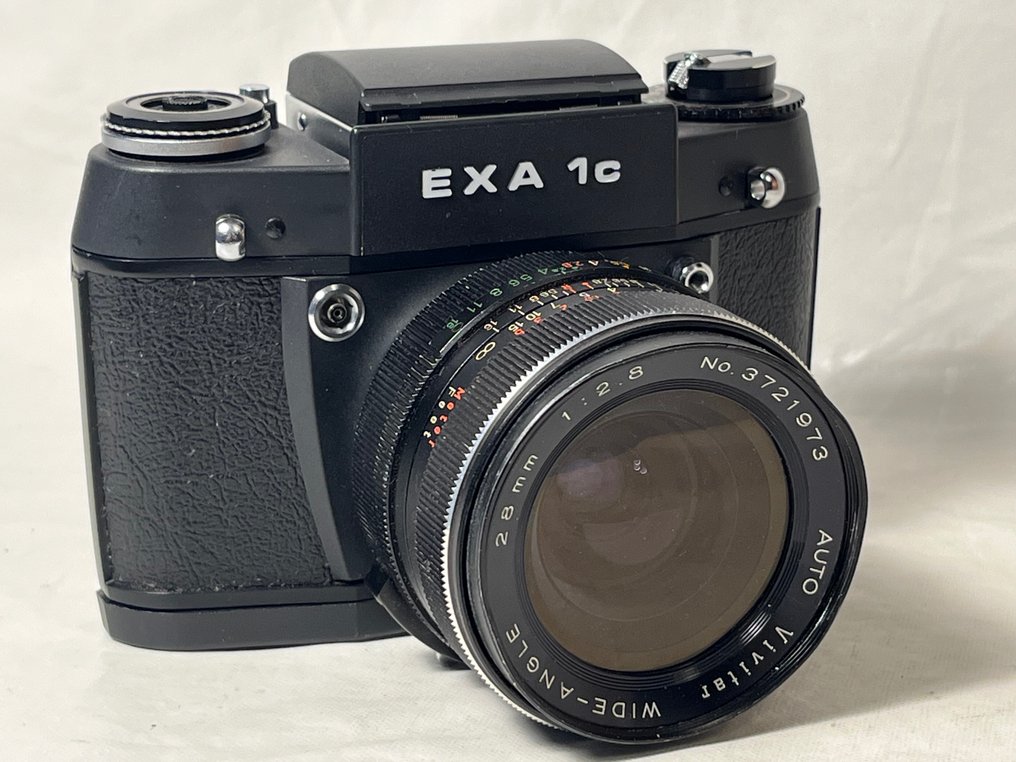 Ihagee Exa 1 c (1985/1987) + Vivitar 2,8/28mm Câmera reflex de lente única (SLR) - Catawiki