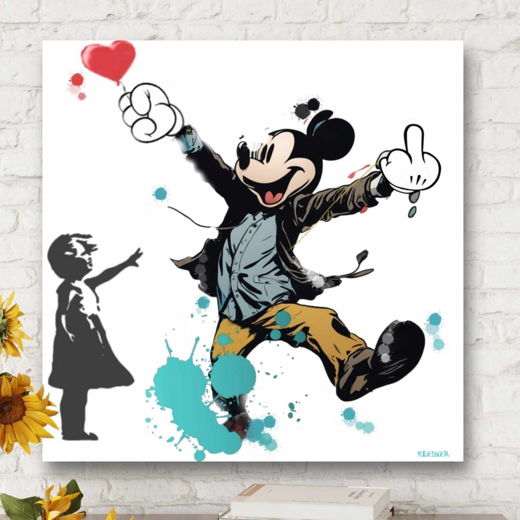 Dominique Kleiner (1967) - Mickey bansky - Catawiki