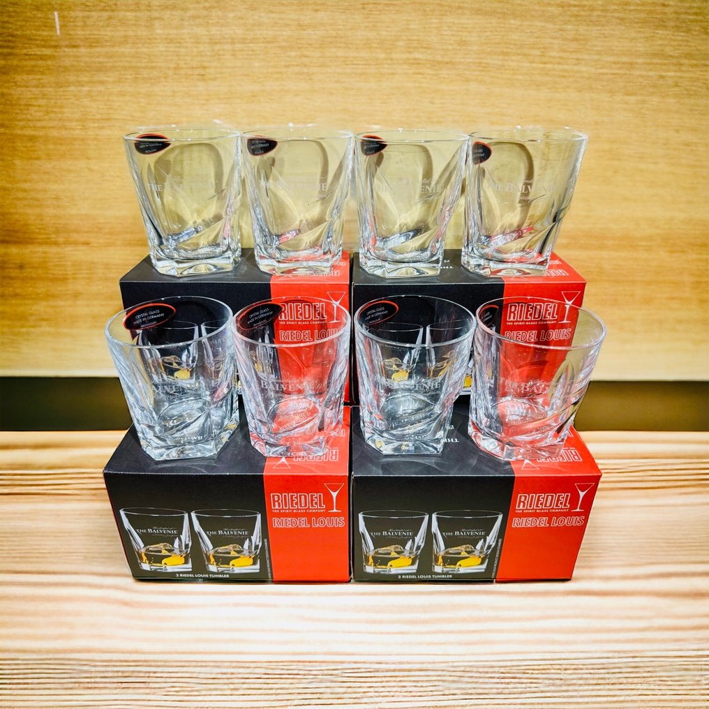 Balvenie - Riedel Louis Crystal Whisky Glass x8 - 295ml - Catawiki