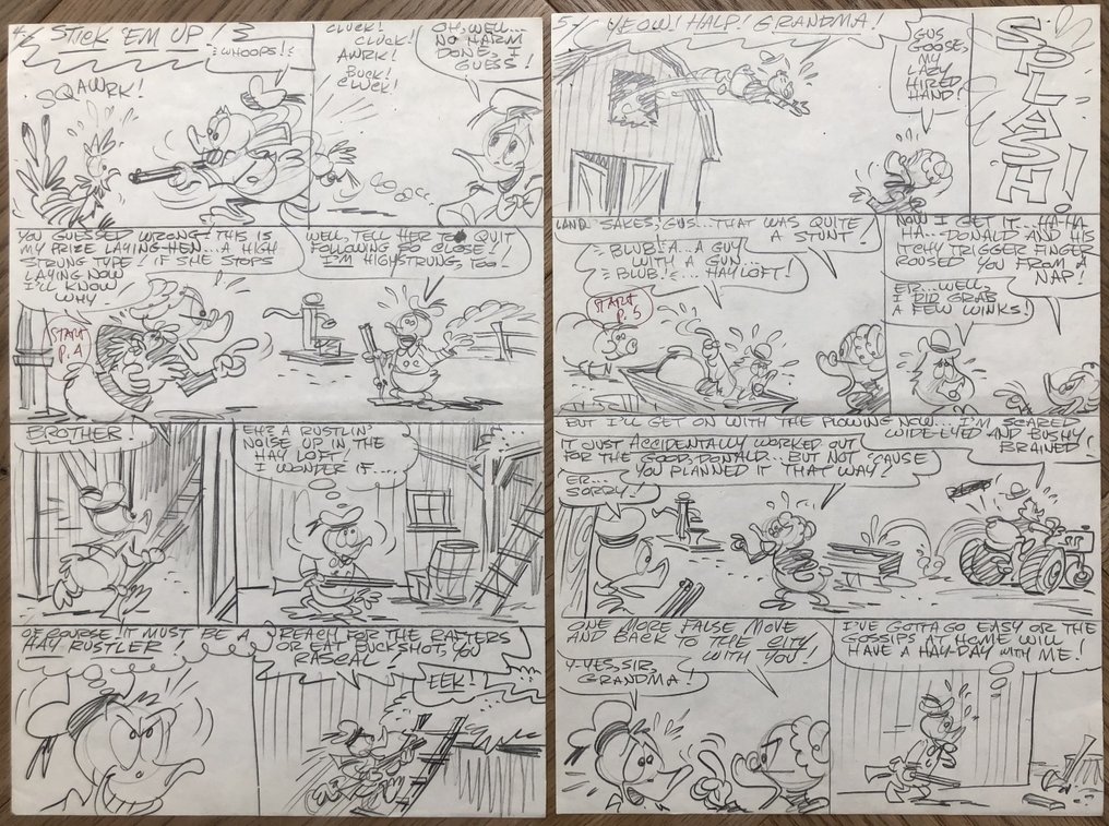 Vic Lockman - Donald Duck - Farm Foolery - 1966 - 11-page complete ...
