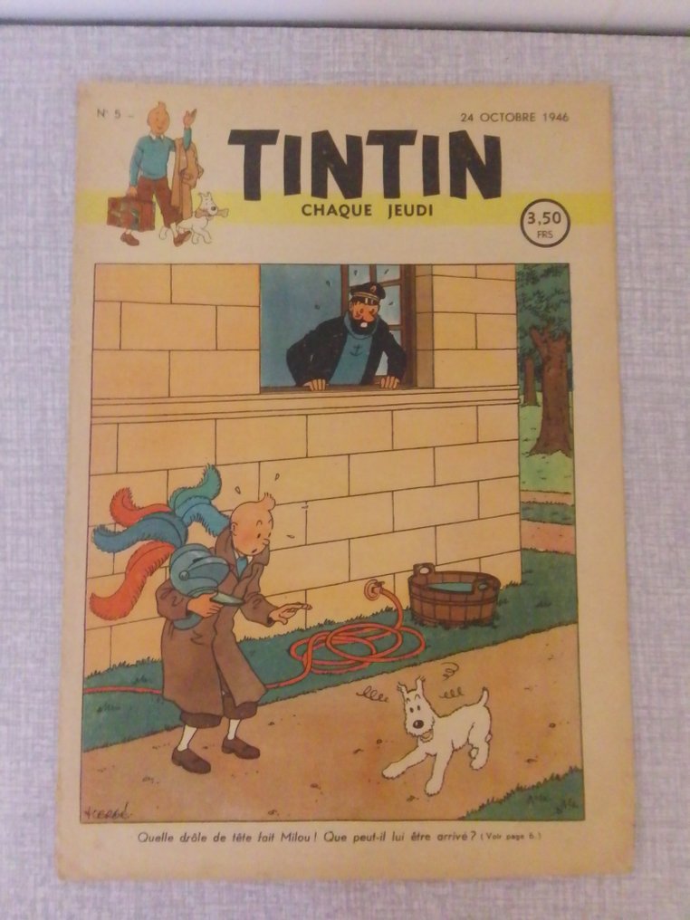 Tintin (magazine) N°5 + N°6 + N°9 - 3x B - 3 magazine - First Belgian ...