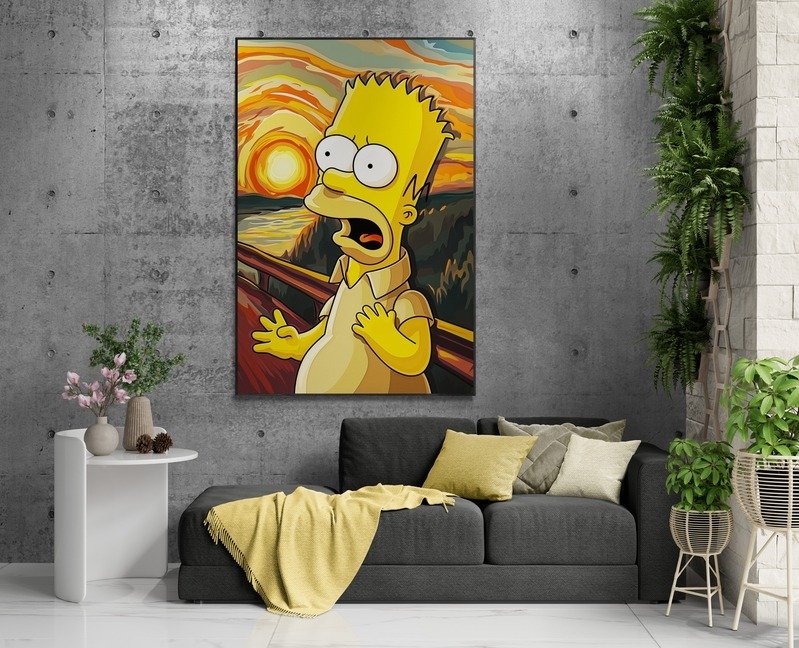 I_KONIQ - BART / HOMER SIMPSON SCREAM_feat MUCH - Catawiki I_KONIQ - BART / HOMER SIMPSON SCREAM_feat MUCH - Catawiki