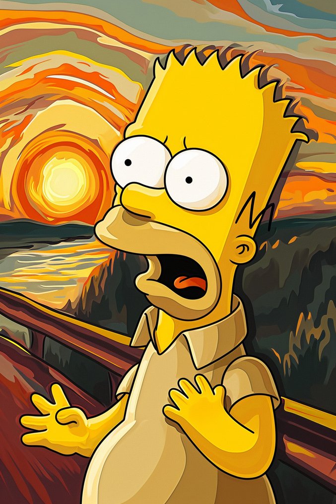 I_KONIQ - BART / HOMER SIMPSON SCREAM_feat MUCH - Catawiki I_KONIQ - BART / HOMER SIMPSON SCREAM_feat MUCH - Catawiki