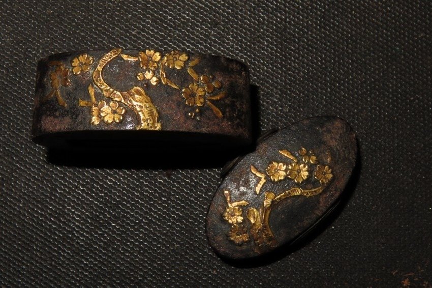 Katana - Forged Iron - Sakura Fuchi & Kahira : C3-745 - Japan - Edo ...