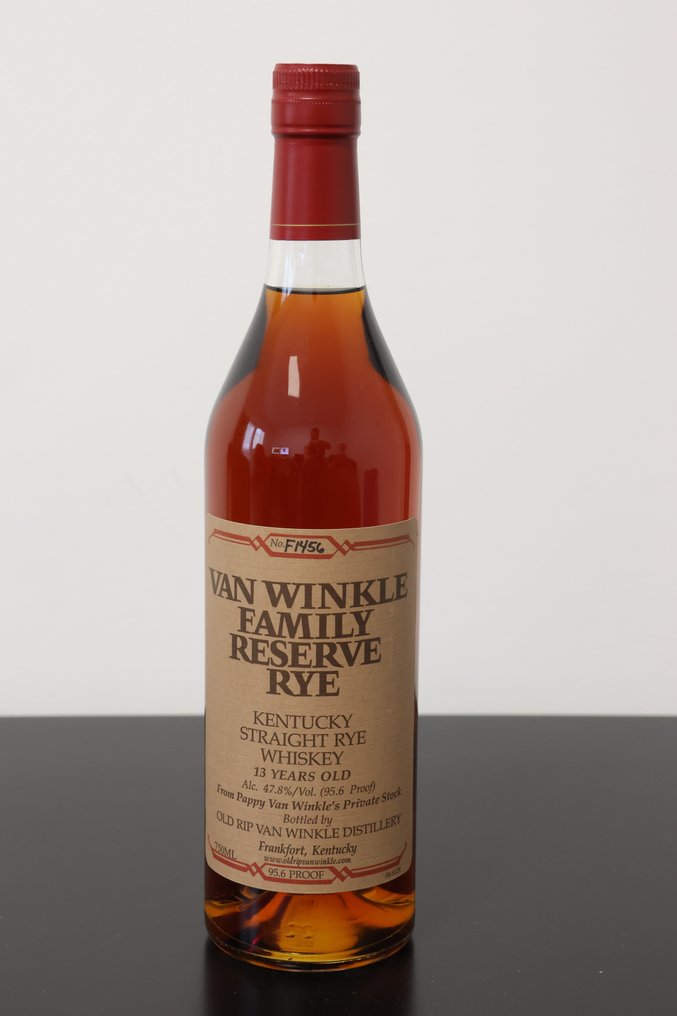 Van Winkle 13 years old - Family Reserve Rye - From Pappy Van Winkle's ...